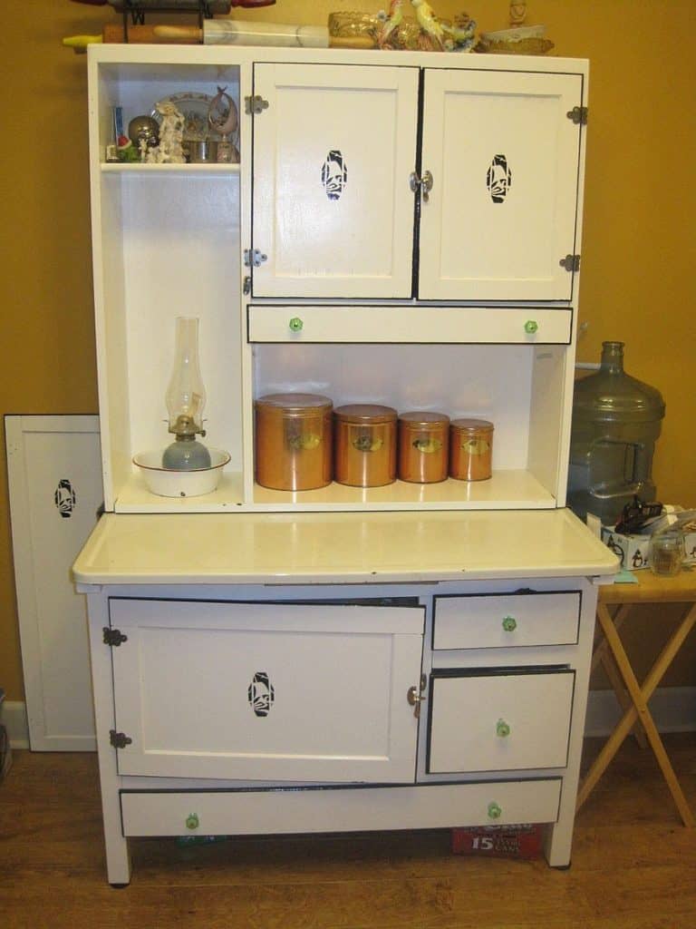 Antique Spotlight: The Hoosier Cabinet | The Old Timey