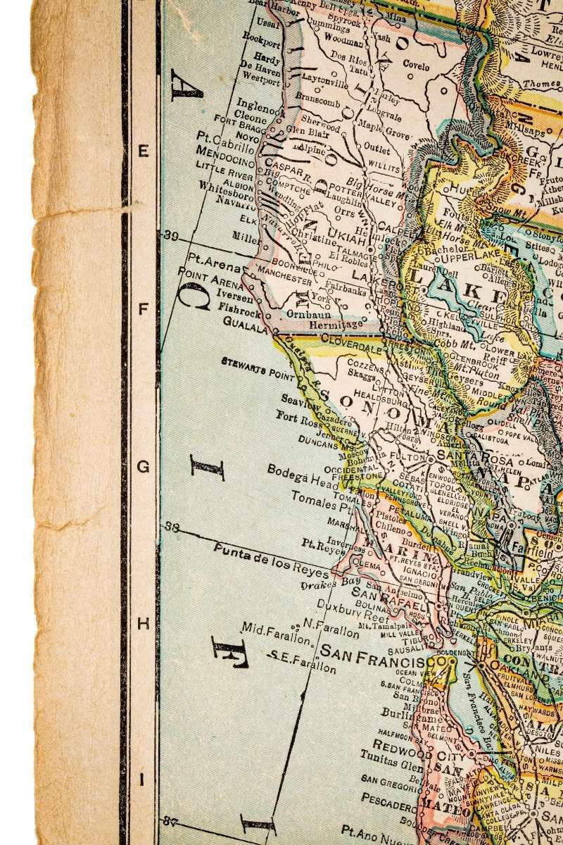 Vintage Maps: How (and Why) to Start Collecting - The Old Timey